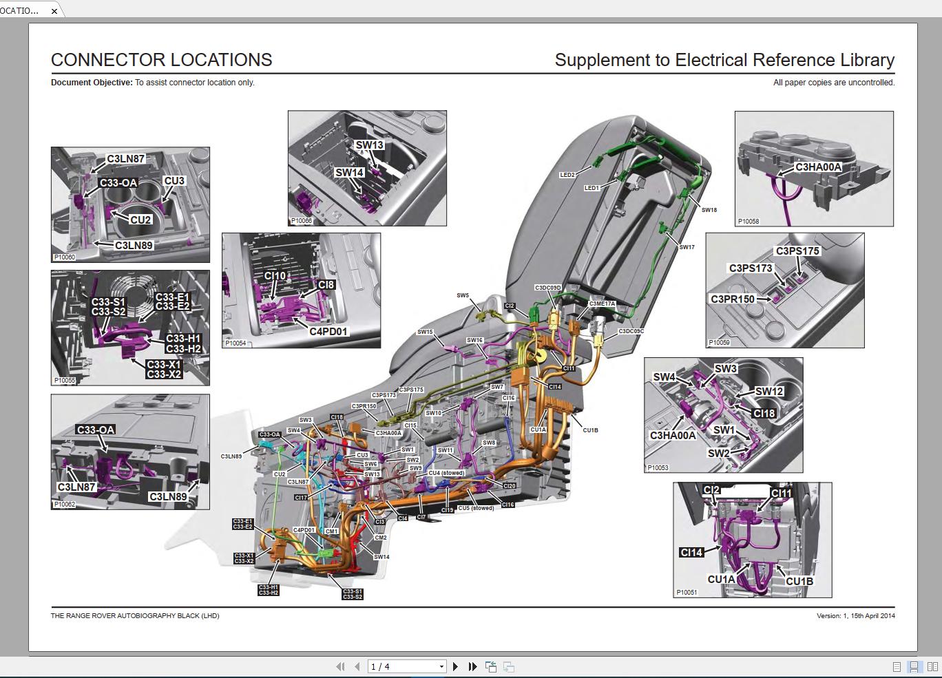 Range Rover L405 2016 Full Bulletins + Electrical Wiring Diagrams ...