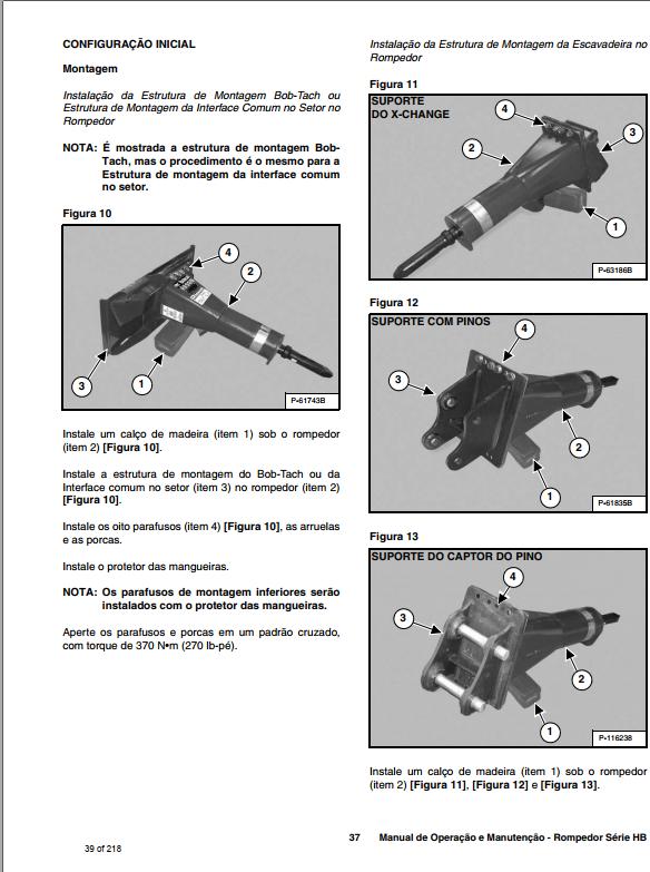 Bobcat Breaker HB280 to HB1180 Operation & Maintenance Manual 6904104 PT