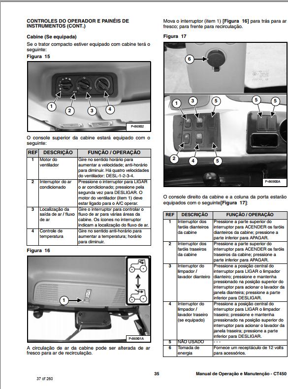 Bobcat Compact Tractor CT450 Operation & Maintenance Manual 6987077 PT