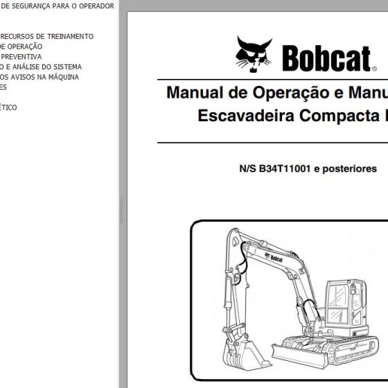 Bobcat Compactor Plate PCF34 PCF64 Operation & Maintenance Manual ...