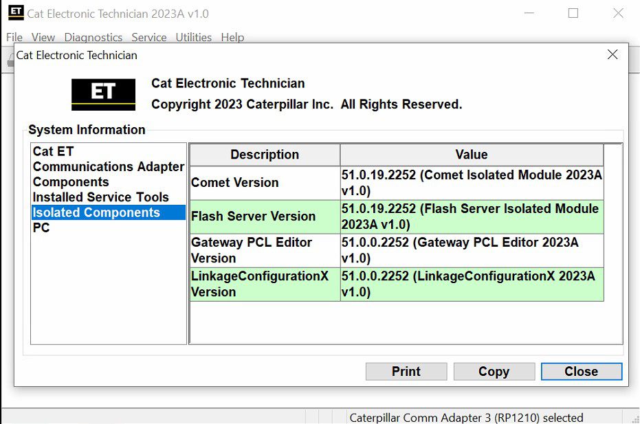 CAT Diagnostic Program ET 2023A Install By Remote For One PC How To Install Guide Instruction