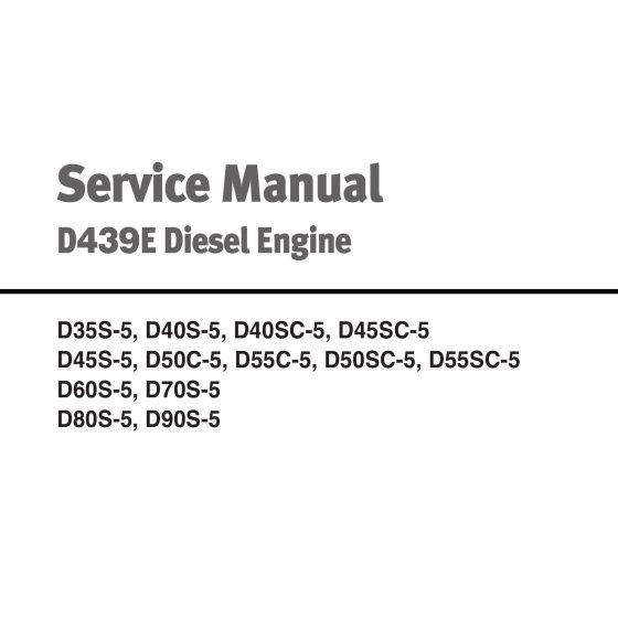 Daewoo Diesel Engine D1146 Disassembly Assembly SB2088E01