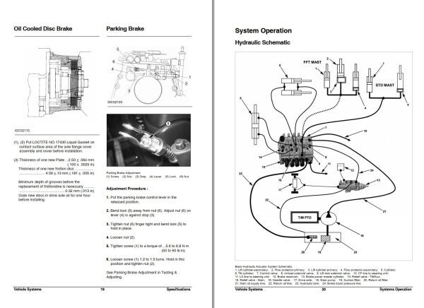 Daewoo Forklift D20S-5 to G35C-5 Service Manuals SB4250E01