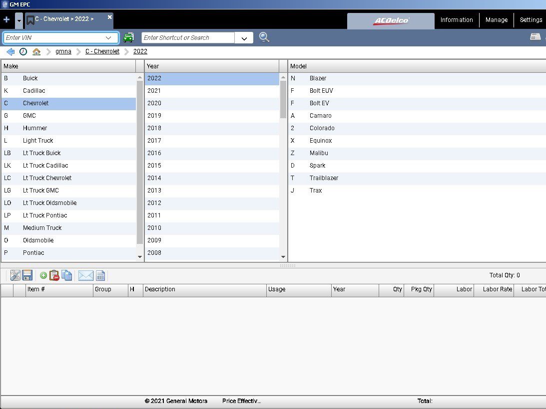General Motors Spare Parts List Program GMNA EPC 02.2023 How To Install ...