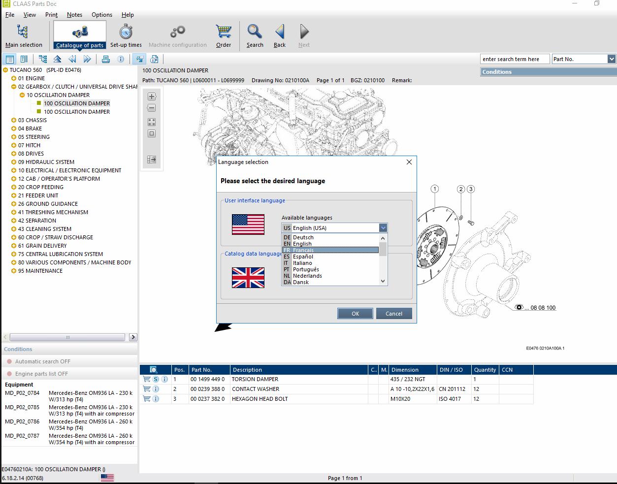 Claas Spare Parts List Parts Doc 2.2 768 03.2023 EPC How To Install ...