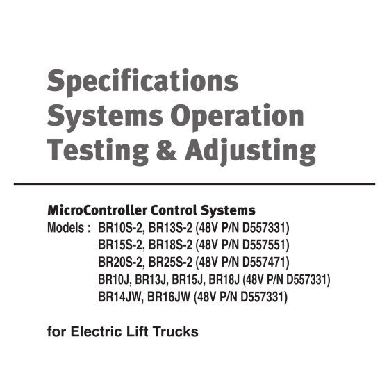 Daewoo MicroController Control System B40X-5 to B50X-5 Testing ...