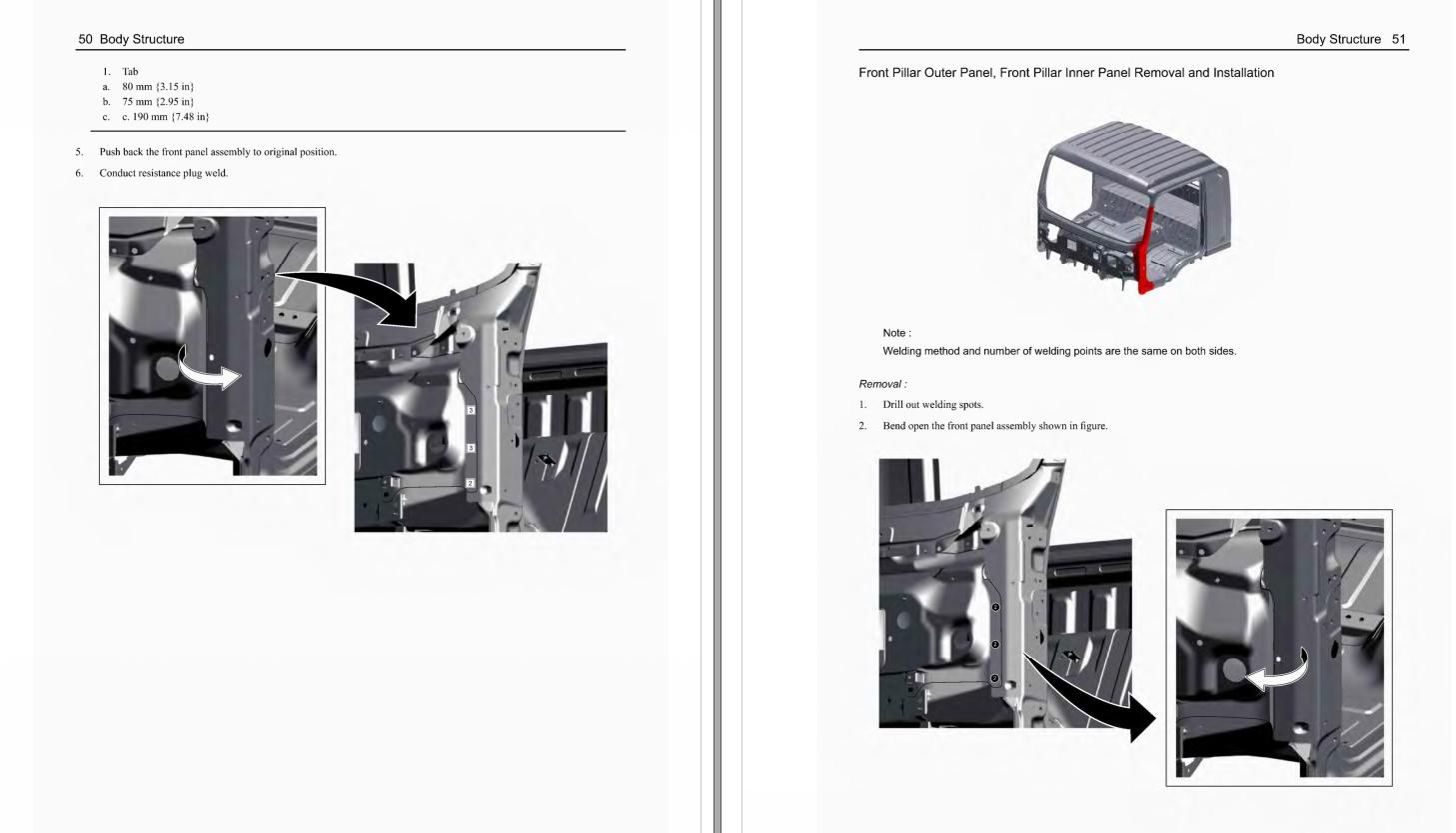 Isuzu Truck FG Series FG-E Body Repair Manual