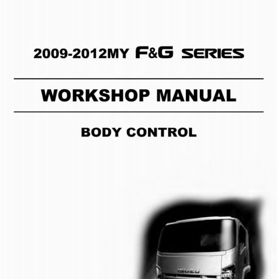 Isuzu Truck FG11-E Workshop Manual