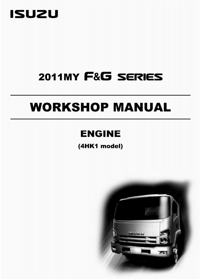 Isuzu Truck FG11-E Workshop Manual