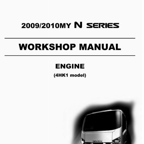 Isuzu Truck N10-E Workshop Manual