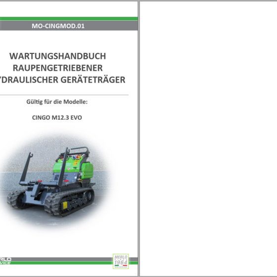 Merlo Hook Boom with Hydraulic Winch Operation Maintenance Manual DE
