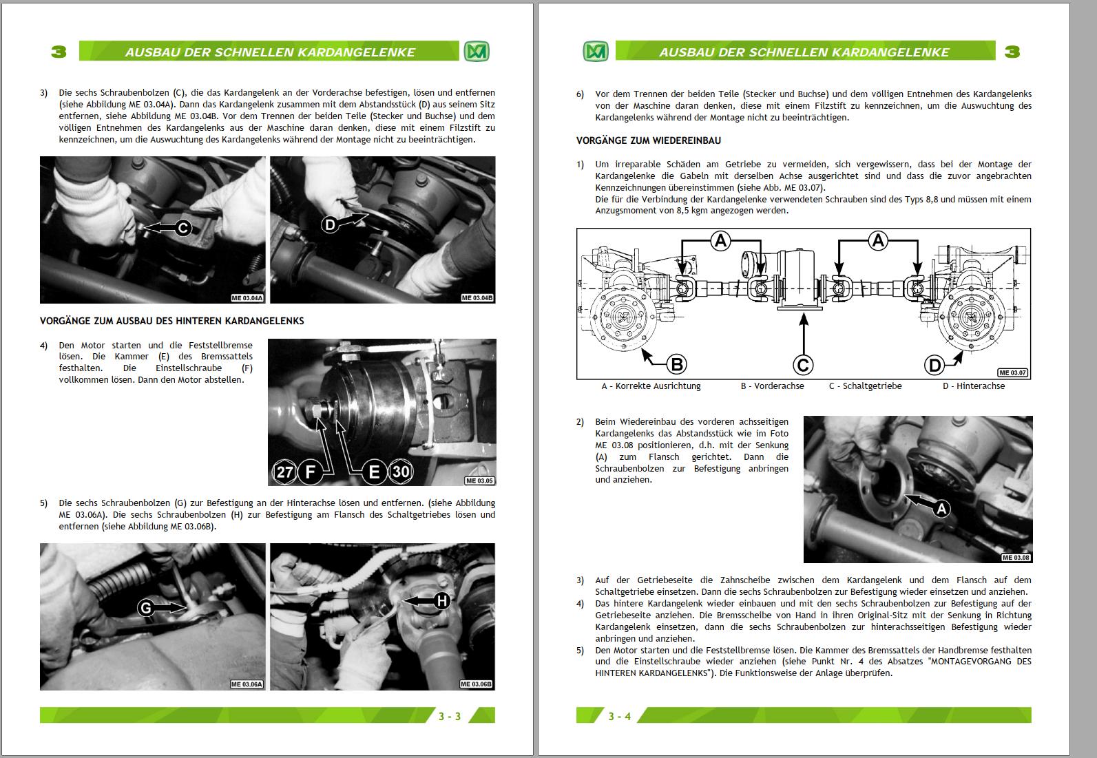 Merlo ROTO EVS R40.18 R40.21 Service Manuals (SAV 841341-) DE