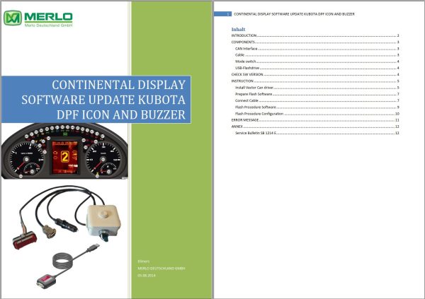 Merlo Telescopic Handler Diagnostic Software, Data Sets DE