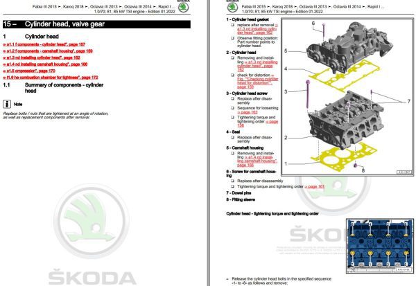 Skoda Rapid NH 2013 Workshop Manual