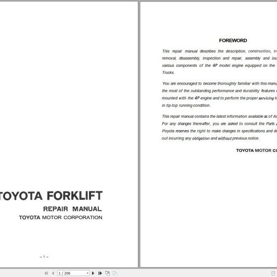 Toyota Engine 4Y ECS Repair Manual