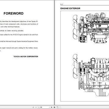 Toyota Engine 4Y Parts Catalog
