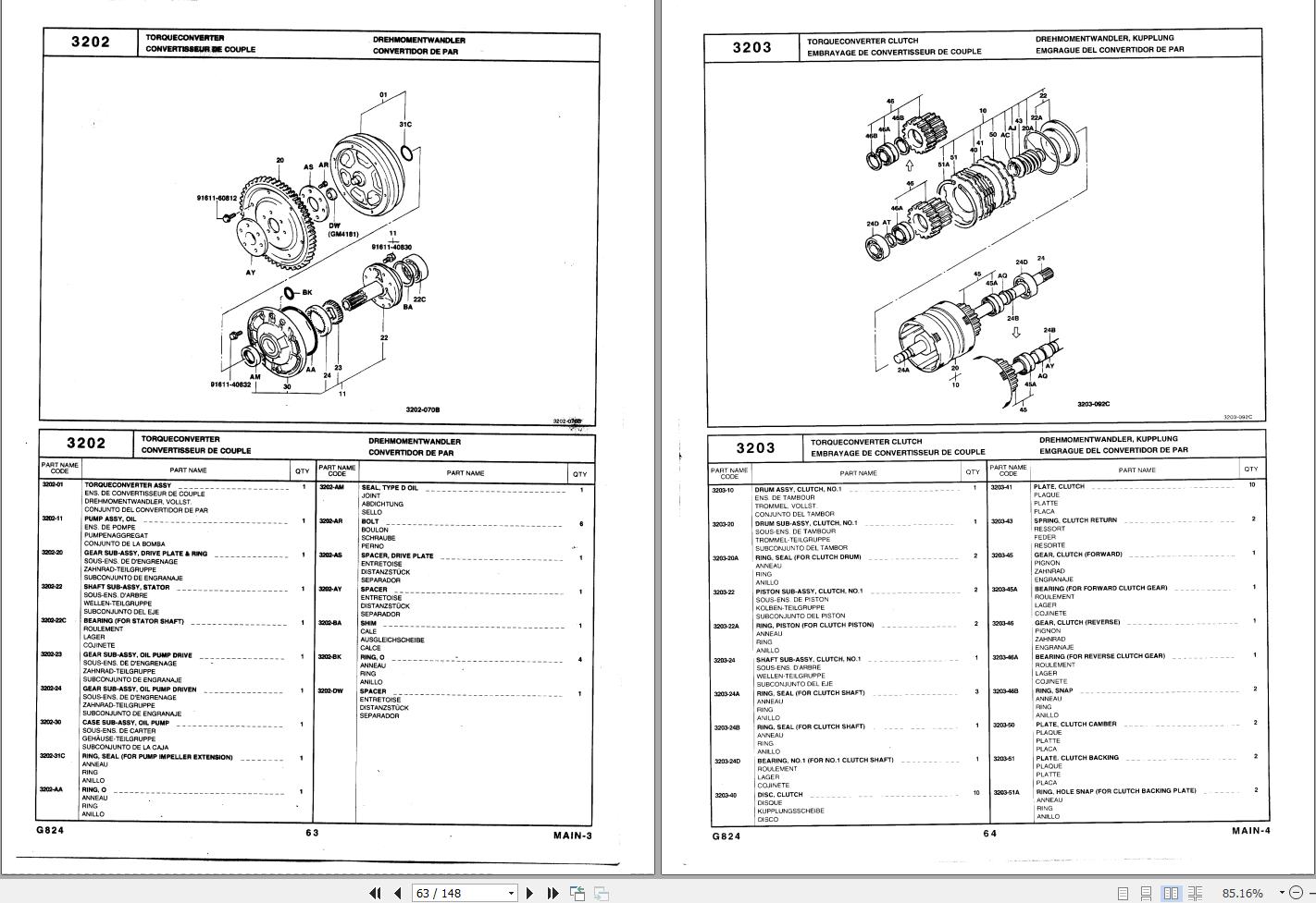 Toyota Forklift 42 6FGCU20 42 6FGCU25 Parts Catalog EN DE FR ES Toyota Forklift 42 6FGCU20 42 6FGCU25 Parts Catalog EN DE FR ES