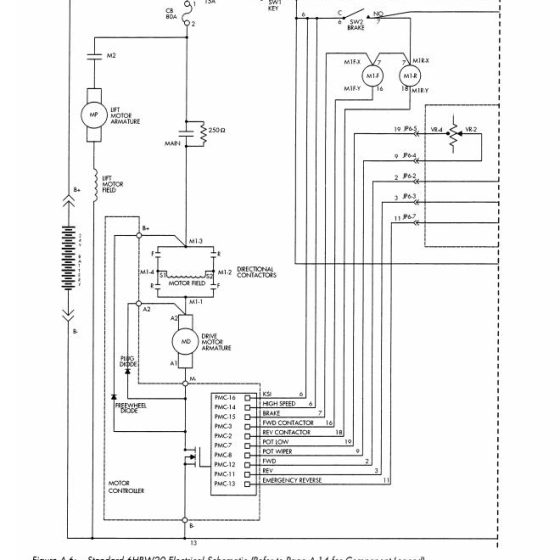 Toyota Forklift 6HBW20 to 6TB50 Service Manual