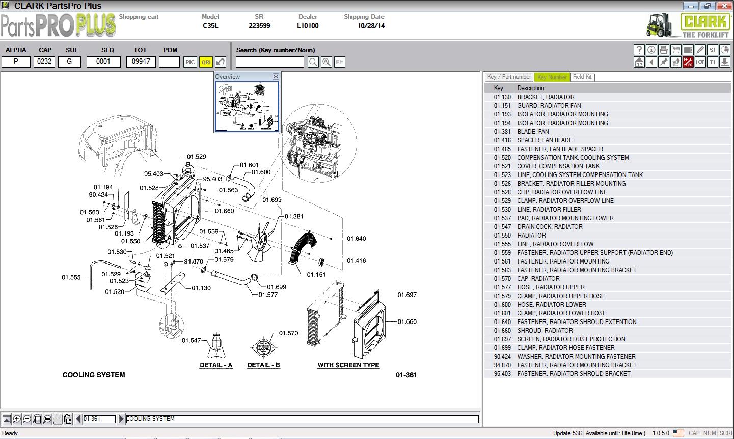 Clark Spare Parts List Program Parts Pro Plus EPC v536 04.2023 How To ...
