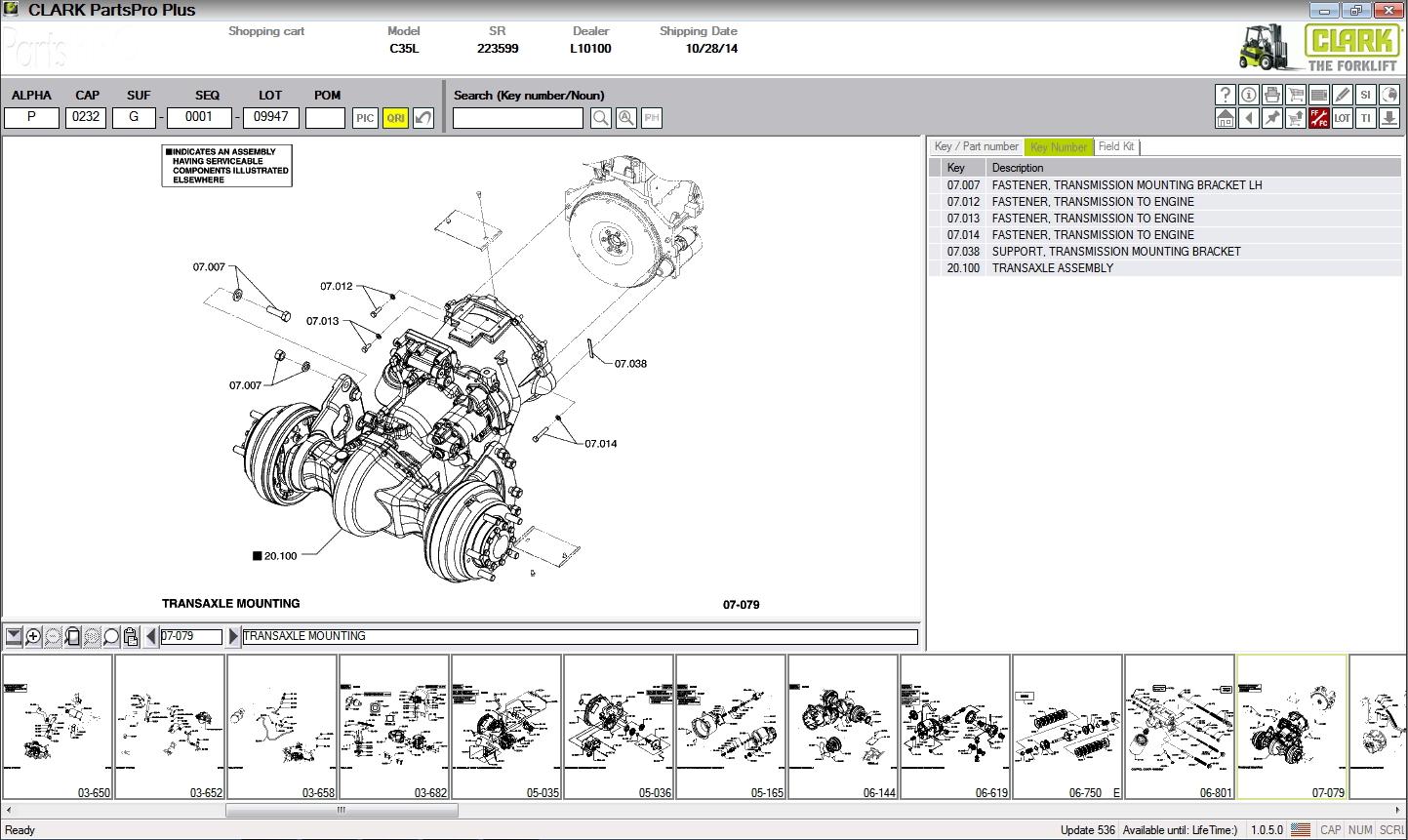 Clark Spare Parts List Program Parts Pro Plus EPC v536 04.2023 How To ...