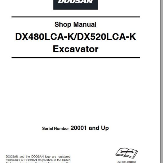Doosan Lift Truck D20S-5 to D332S-5, D35C-5 Parts Book