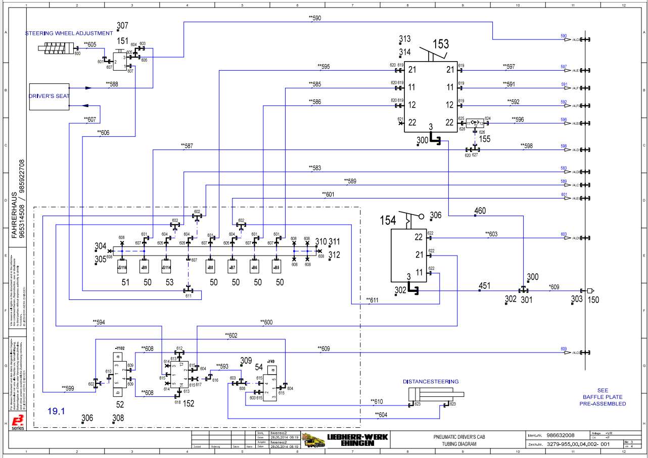 Liebherr LTM1055-3.2 Z85275 Operating, Electrical, Schematic, Hydraulic ...