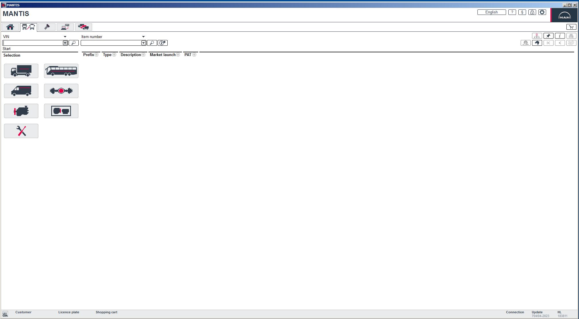 Vmware Files MAN MANTIS Spare Parts List Tool EPC v704 04.2023 New Interface Download Package