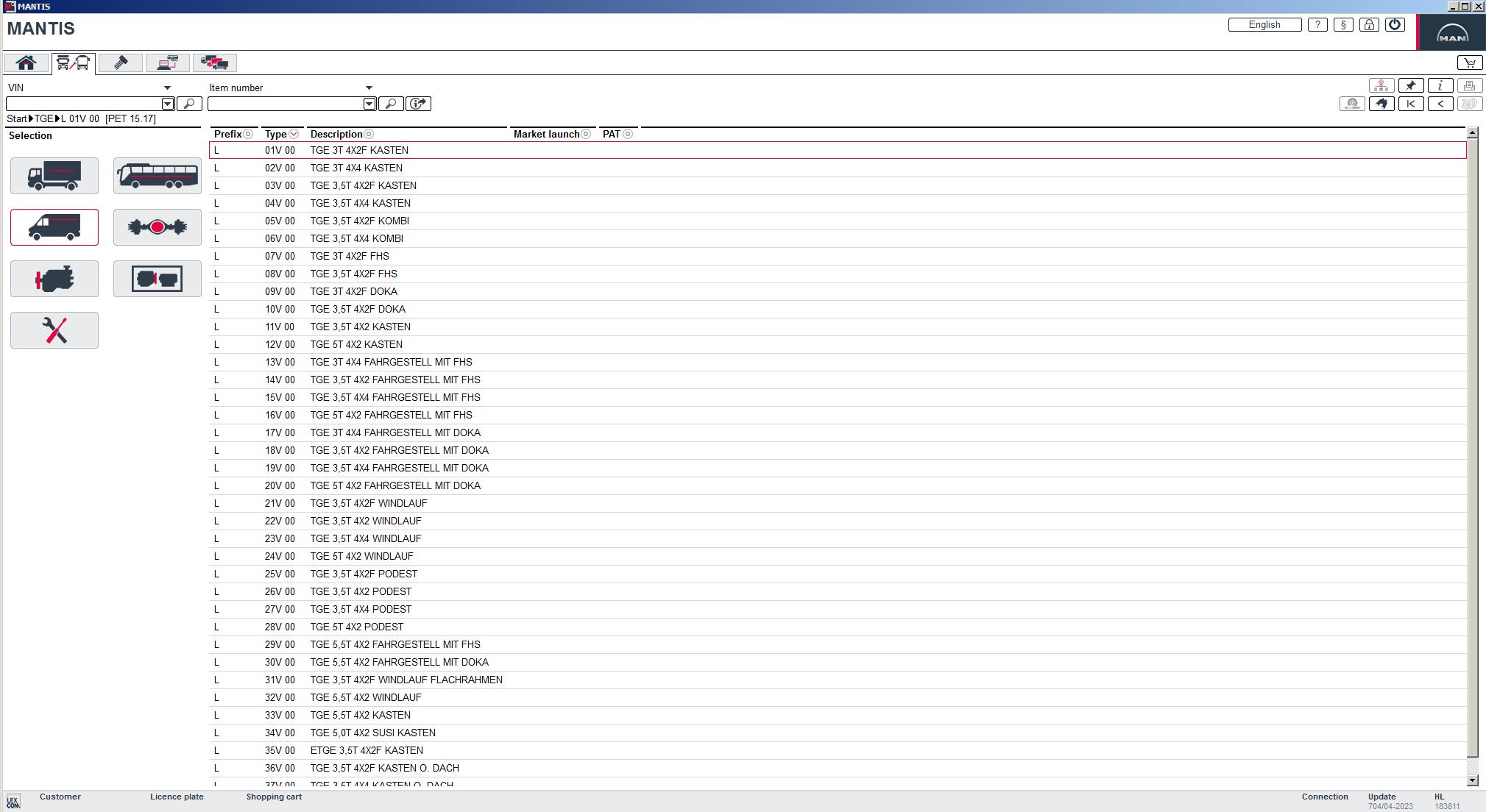 Vmware Files MAN MANTIS Spare Parts List Tool EPC v704 04.2023 New Interface Download Package