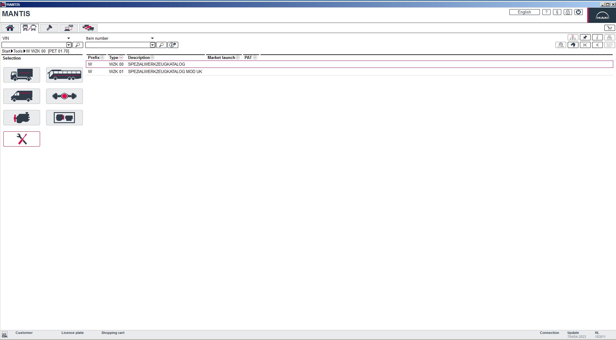 Vmware Files MAN MANTIS Spare Parts List Tool EPC v704 04.2023 New Interface Download Package