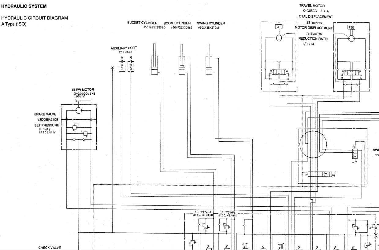 Takeuchi Excavator TB007 Operators Parts Workshop Manual
