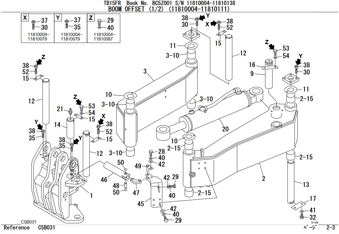 Takeuchi Excavator TB15 TB25FR Operators Parts Workshop Manual