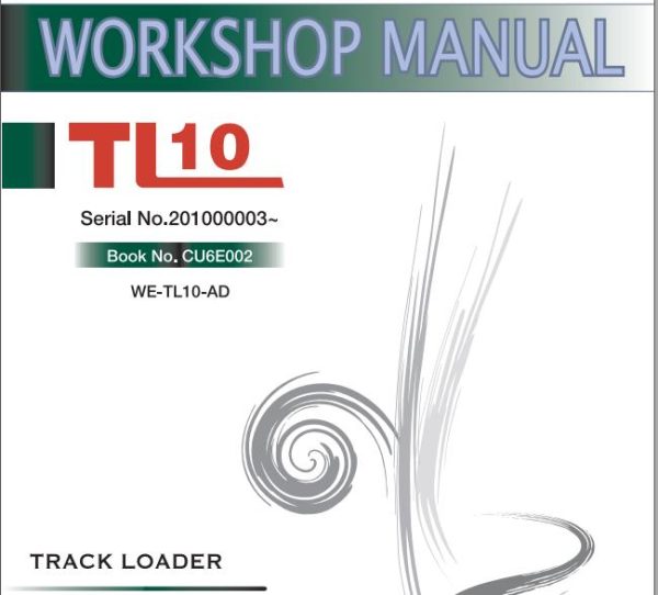 Takeuchi Loader TL8 TL10 TL12 Workshop Parts Operators Manual IT EN