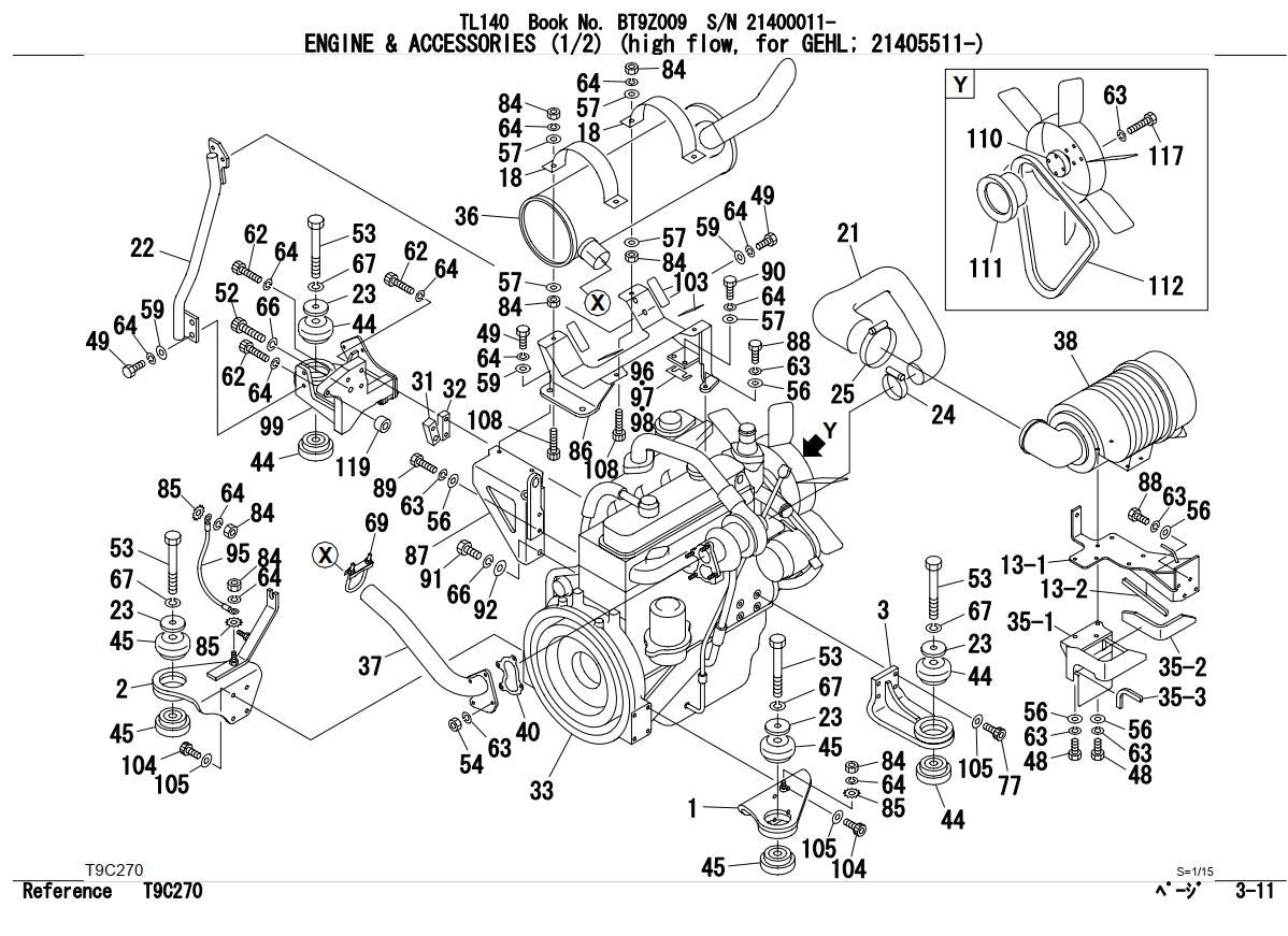 Takeuchi Track Loader TL120 TL130 TL140 TL150 Operator Parts Workshop ...