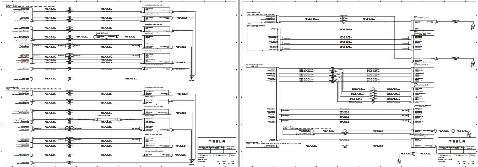 Tesla Model 3 Circuit Diagram 2021 Rev 1