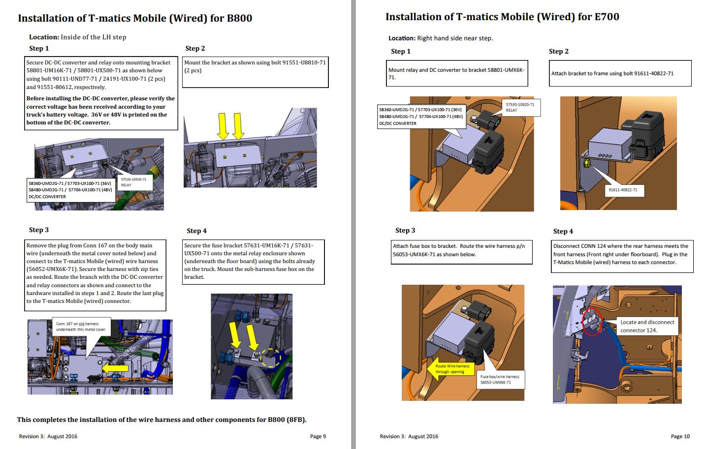 Toyota T-Matics Mobile (Wired) Installation Manual
