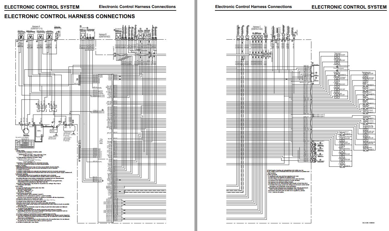Yanmar Engine 3TNV 4TNV Tier4 Operators Service Manual EN ES
