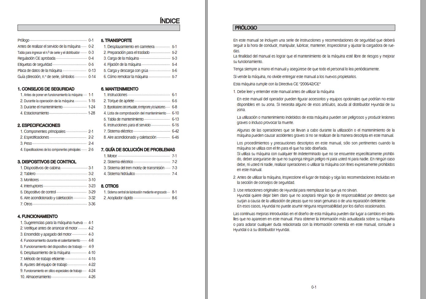 Hyundai Excavator HL775-9S Operator Manual ES