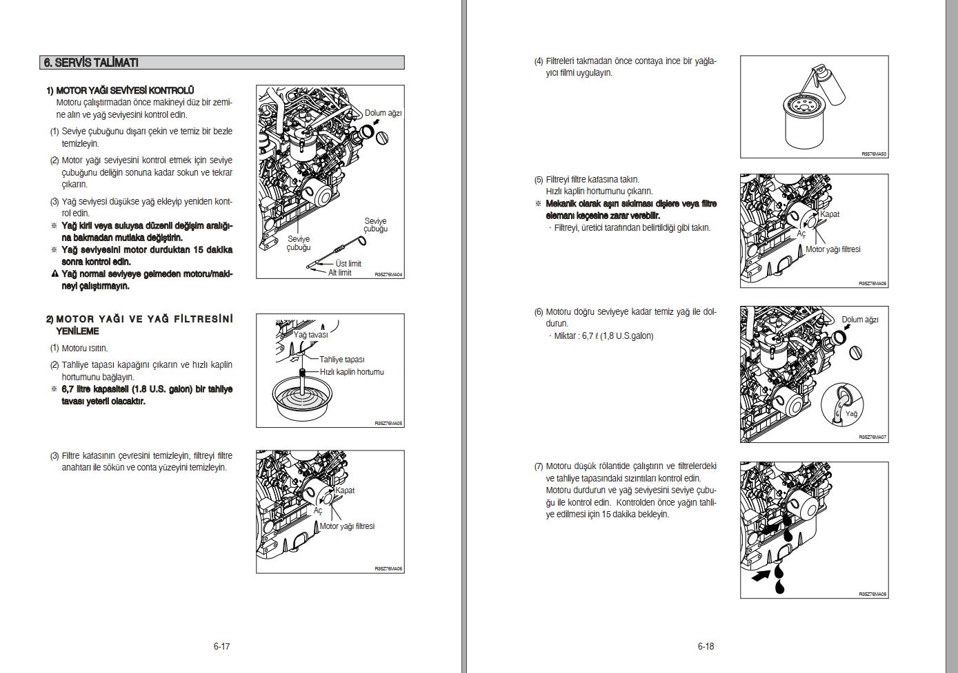 Hyundai Excavator R35Z-9 Operator Manual TR