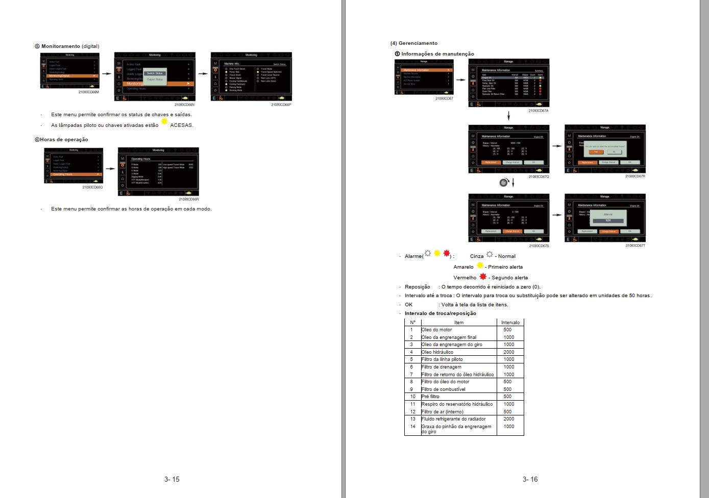 Hyundai Excavator R495LVS Operator Manual PT