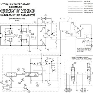 Bobcat Compact Tractor CT335 Electrical and Hydraulic Schematic