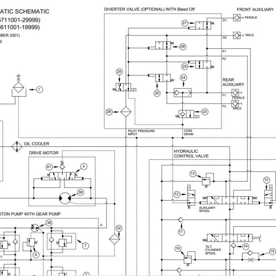 Bobcat Loader 553 Hydraulic Schematic