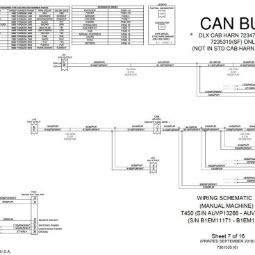 Bobcat Loader T550 Electrical and Hydraulic Schematic