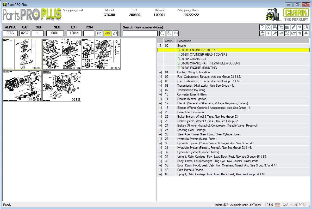Clark Spare Parts List Tool Parts Pro Plus EPC v537 05.2023 How To ...