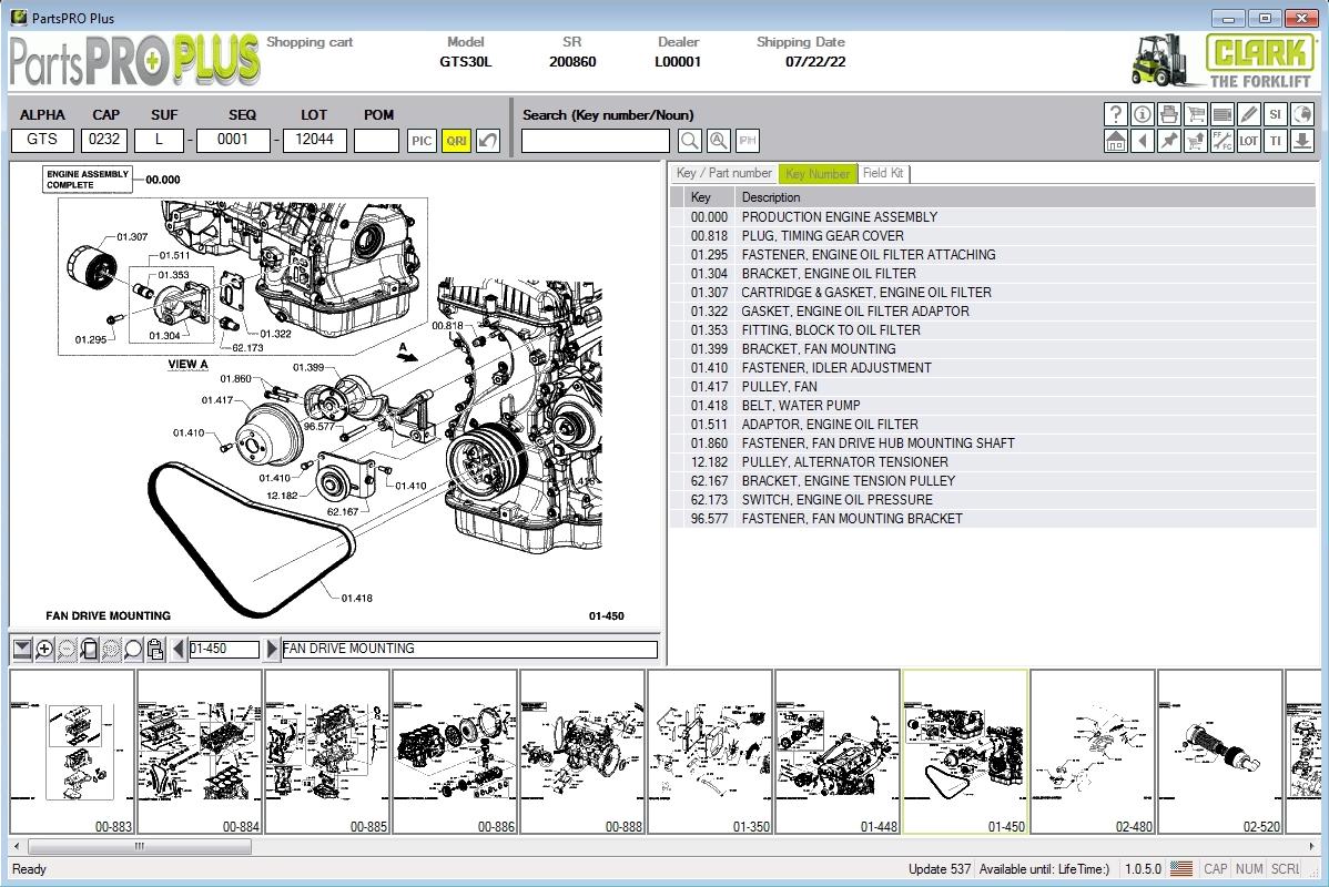 Clark Spare Parts List Tool Parts Pro Plus EPC v537 05.2023 How To ...
