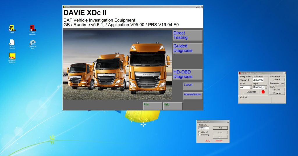 DAF Diagnostic Program Davie 4 01.2019 Developer Tool Collection How To ...