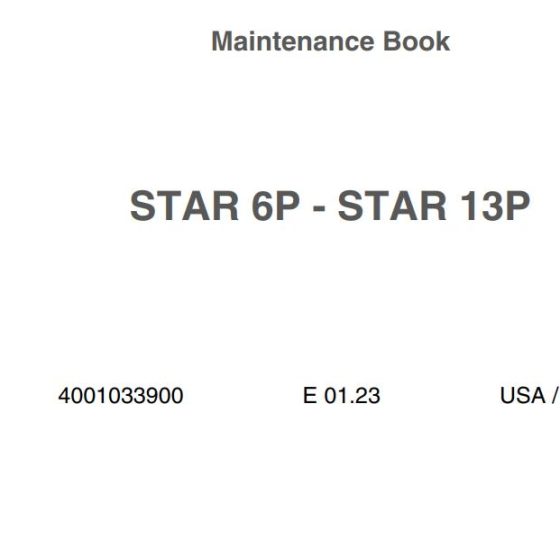 Haulotte Vertical Mast STAR 6P 13P Operator's Manual EN DE