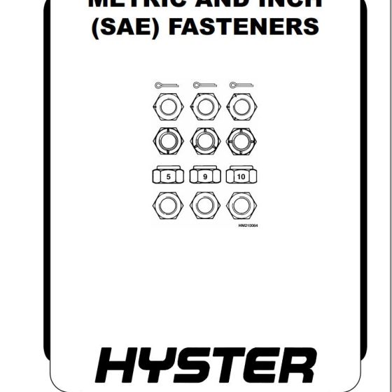 Hyster Forklift Class 5 F214 Service Repair Manual