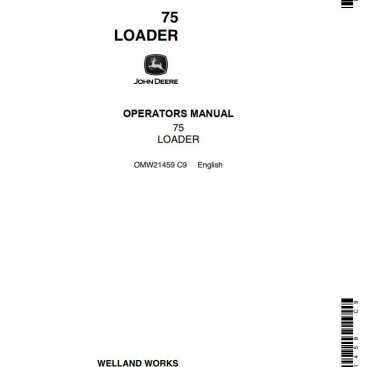 John Deere Loader 522 542 Operator's Manual