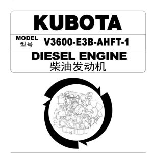 Kubota Diesel Engine V2403-M-E3B-AHFT-1 Parts List ZH EN