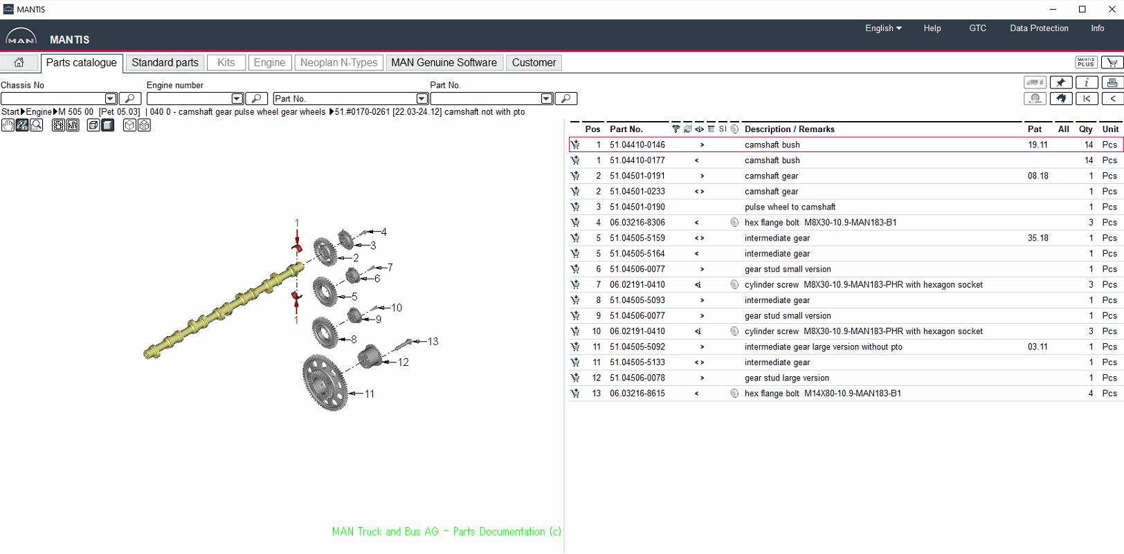 MAN MANTIS Spare Parts List Tool EPC v706 05.2023 How To Install Guide Instruction